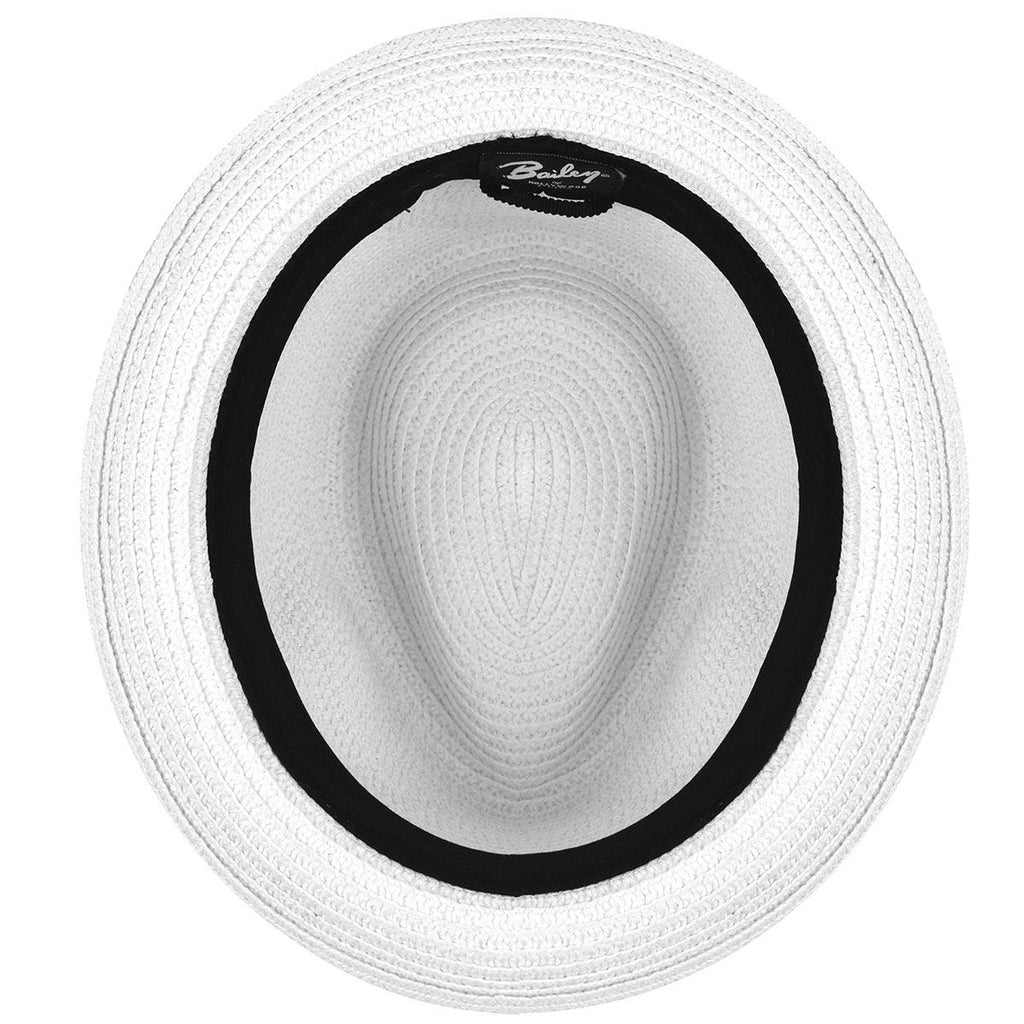 Bailey Of Hollywood Straw Pinch Top Crown Billy Fedora White | Uptown ...